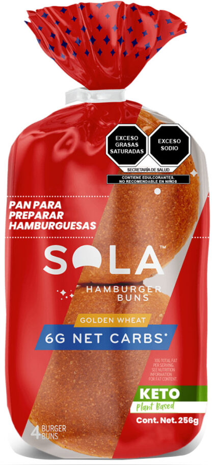 Pan de Caja Keto SOLA, Bajo en Carbohidratos y Azúcar