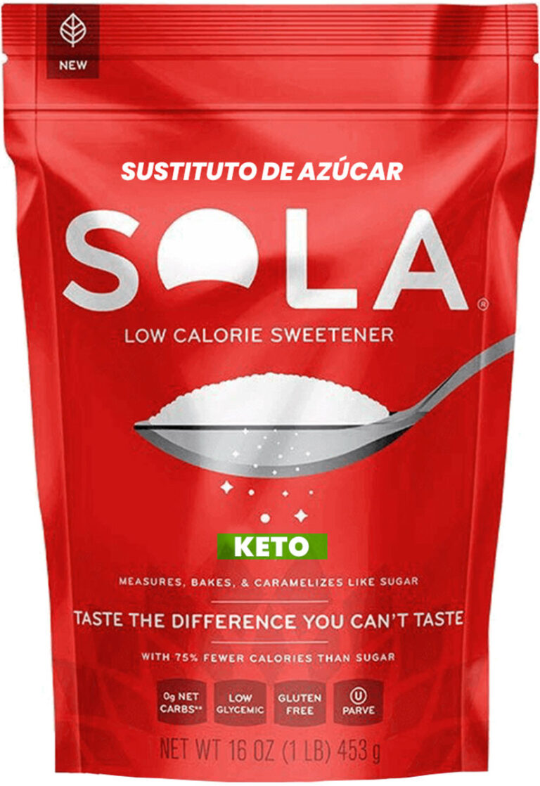 Pan Keto de Hamburguesa y Hotdog SOLA bajo en carbohidratos y azúcar